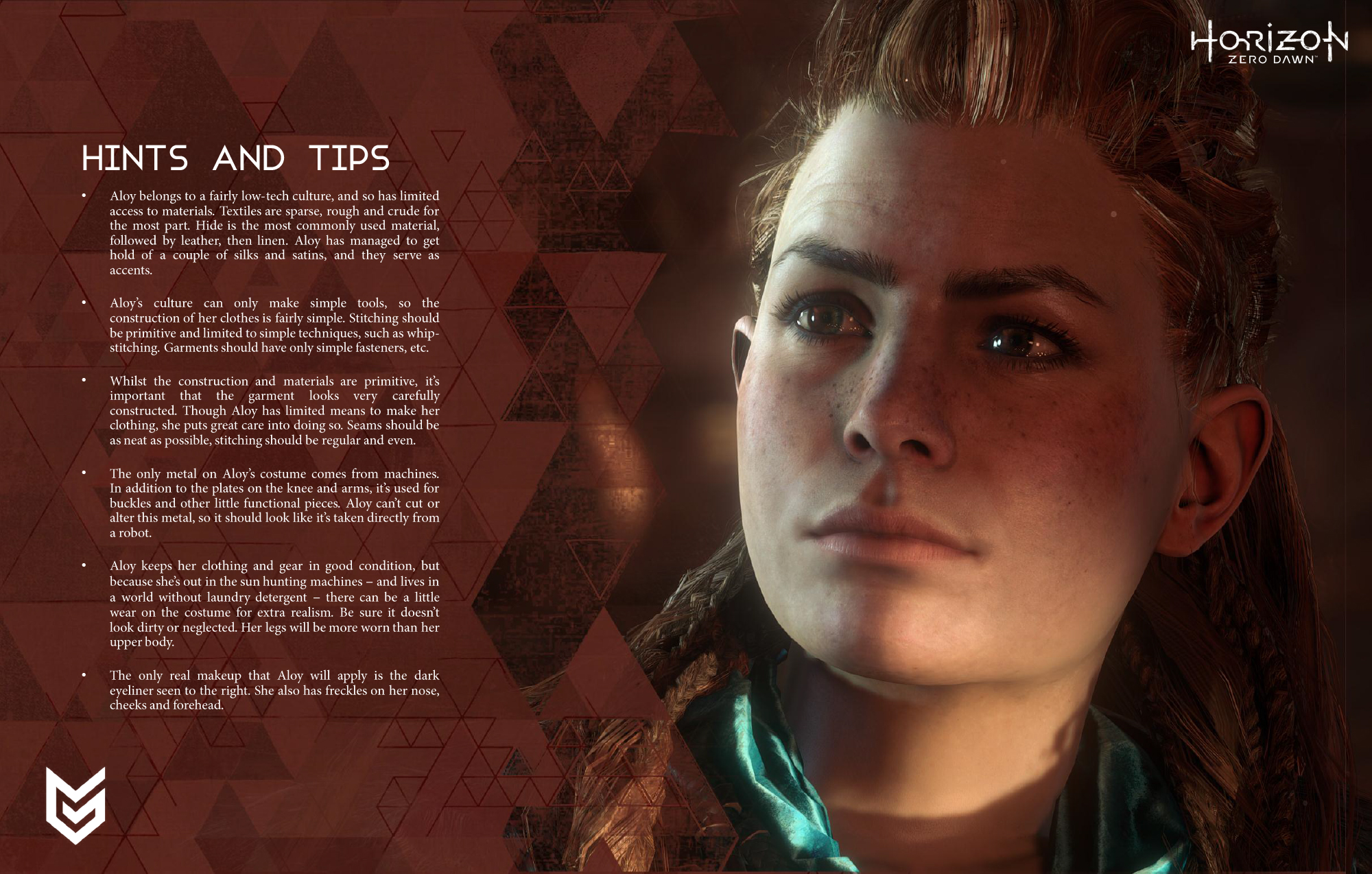 Horizon: Zero Dawn Official Aloy Cosplay Guide Published With Screens