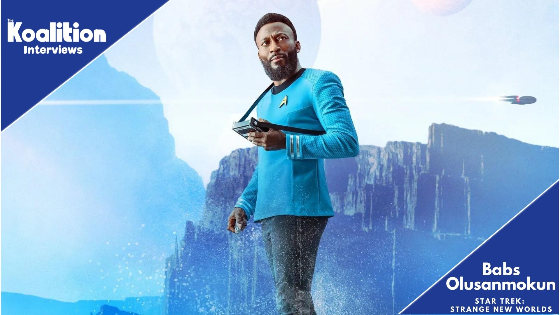 Star Trek: Strange New World's Babs Olusanmokun Take Us Through Dr. M ...