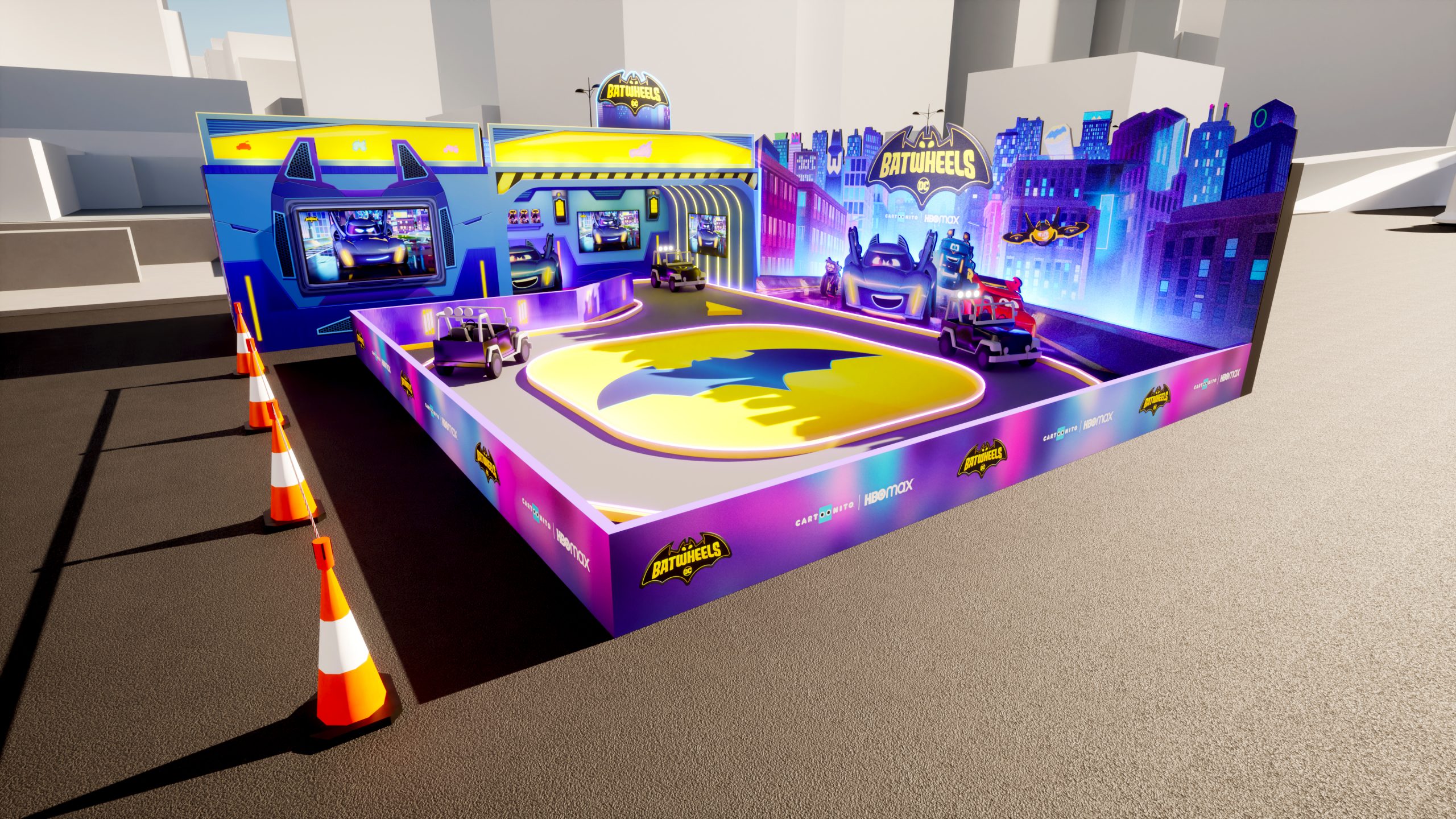 Zoom into New York Comic Con with Batwheels Gotham City Raceway