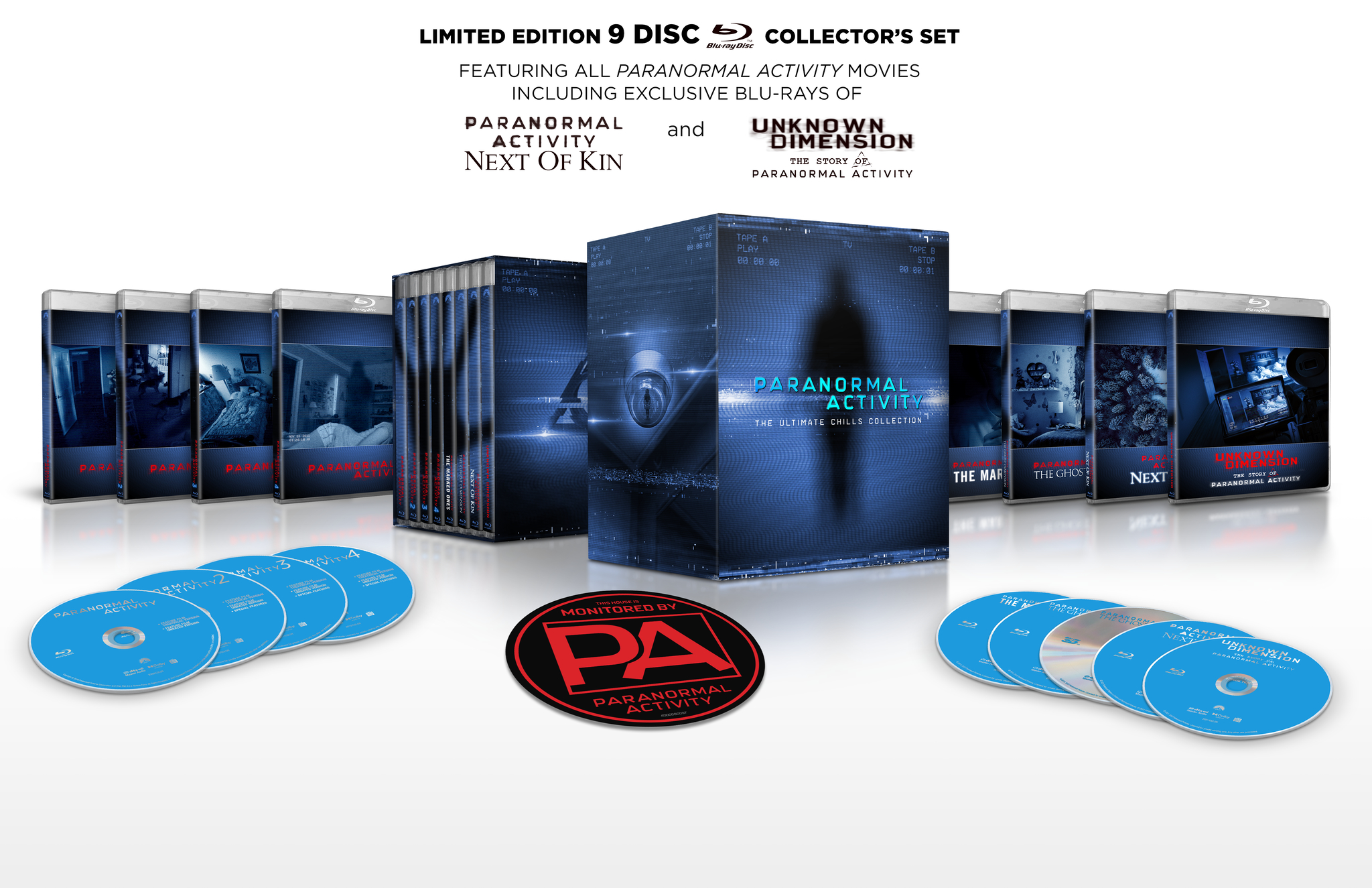 Paranormal Activity: The Ultimate Chills Collection Blu-ray Set Arrives ...