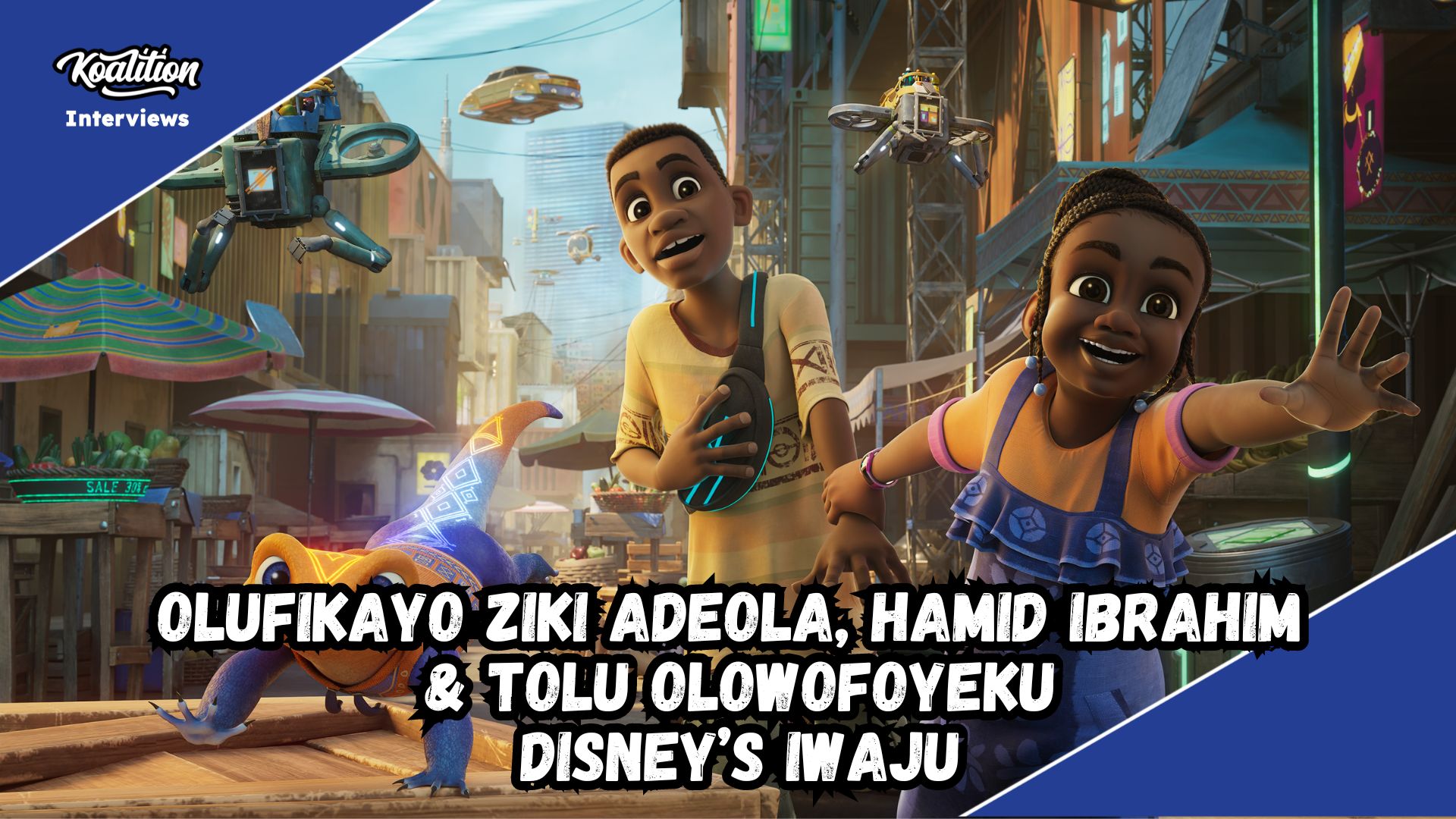 Disney's Iwájú’s Olufikayo Ziki Adeola, Hamid Ibrahim and Toluwalakin ...